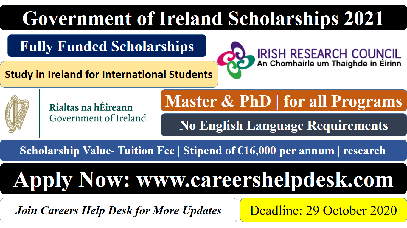 Government Of Ireland Postgraduate Scholarship Program 2021 government-of-ireland-postgraduate-scholarship-program-2021