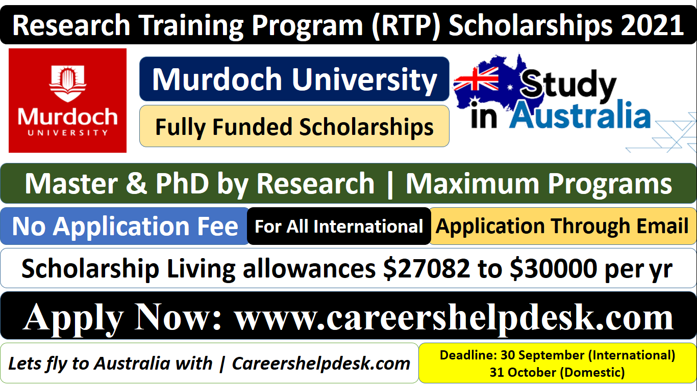 Research Training Program (RTP) at Murdoch University-Study in Australia