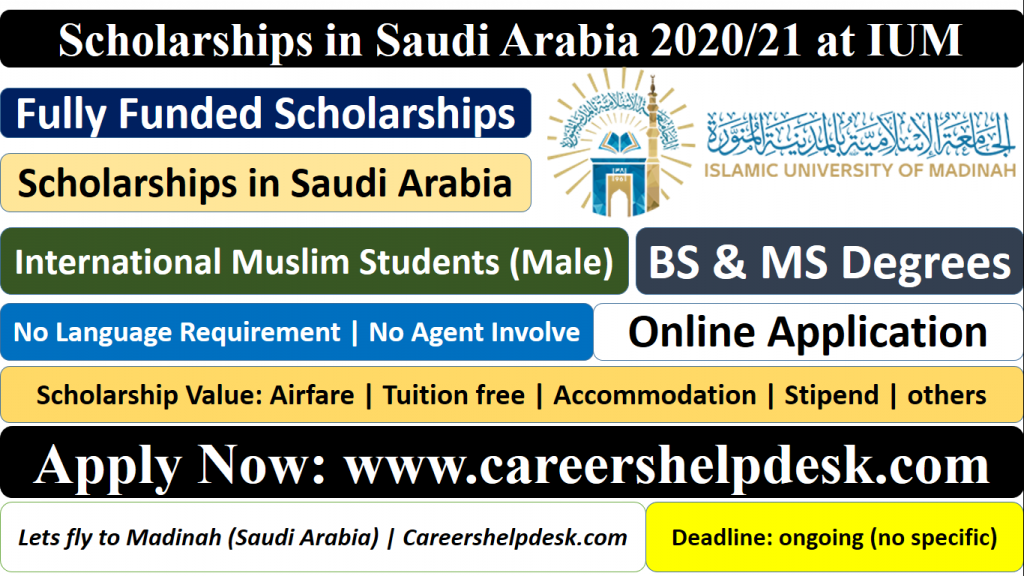 Scholarships in Saudi Arabia 2020/21 at IU Madinah (Fully Funded)