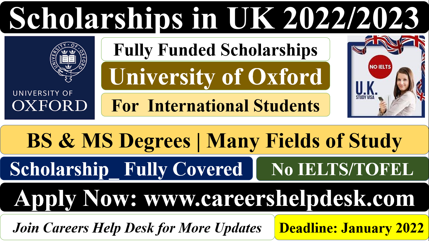 University of Oxford Scholarship in UK 2022 (Fully Funded)- Study in UK university-of-oxford-scholarship-in-uk-2022-fully-funded-study-in-uk
