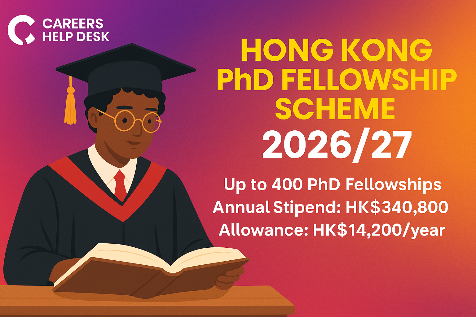 Hong Kong PhD Fellowship Scheme (HKPFS) 2026/27 | Fully Funded PhD in Hong Kong