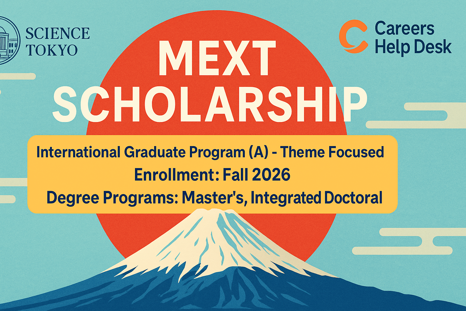 Fully Funded MEXT Scholarship 2026 | Institute of Science Tokyo | Study ...