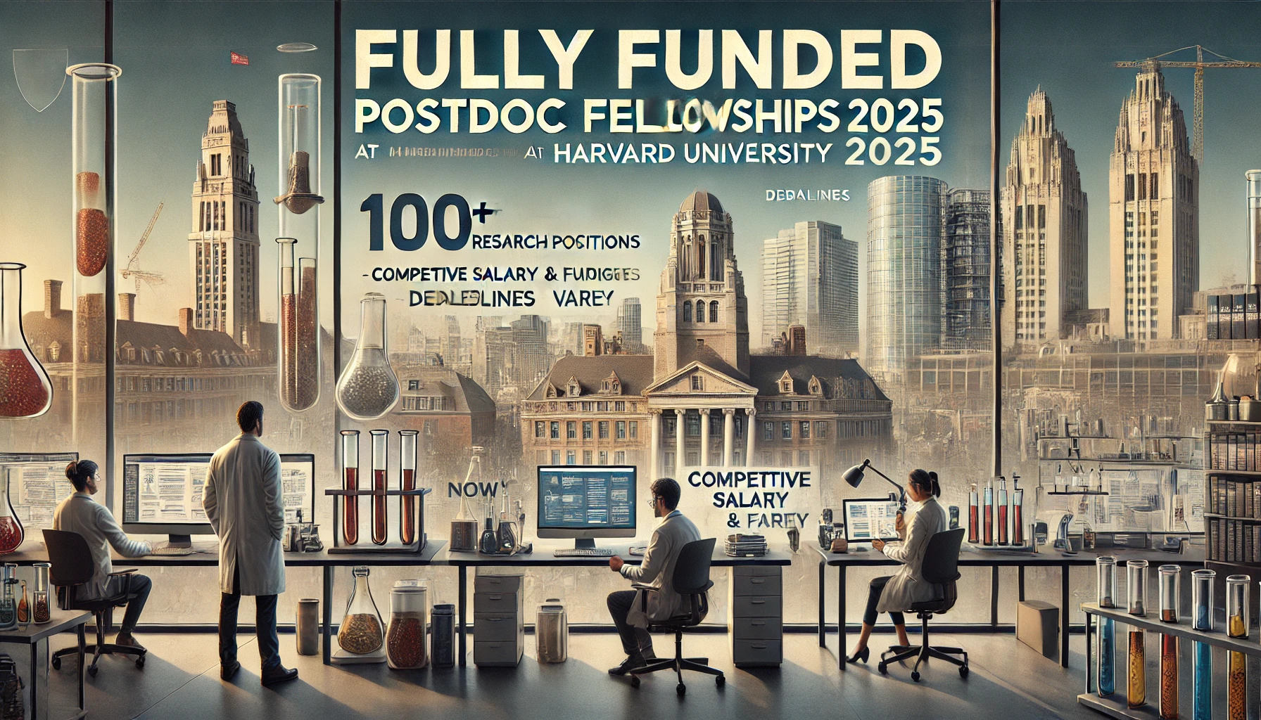 Postdoc Fellowships at Harvard University 2025 | 100+ Fully Funded Postdoc Positions in US