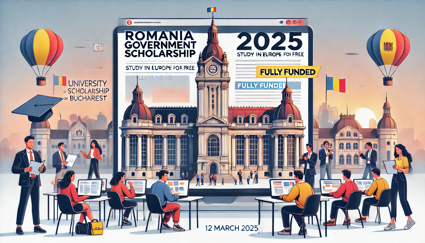 Romania Government Scholarship 2025 | Fully Funded Scholarships to Study in Europe