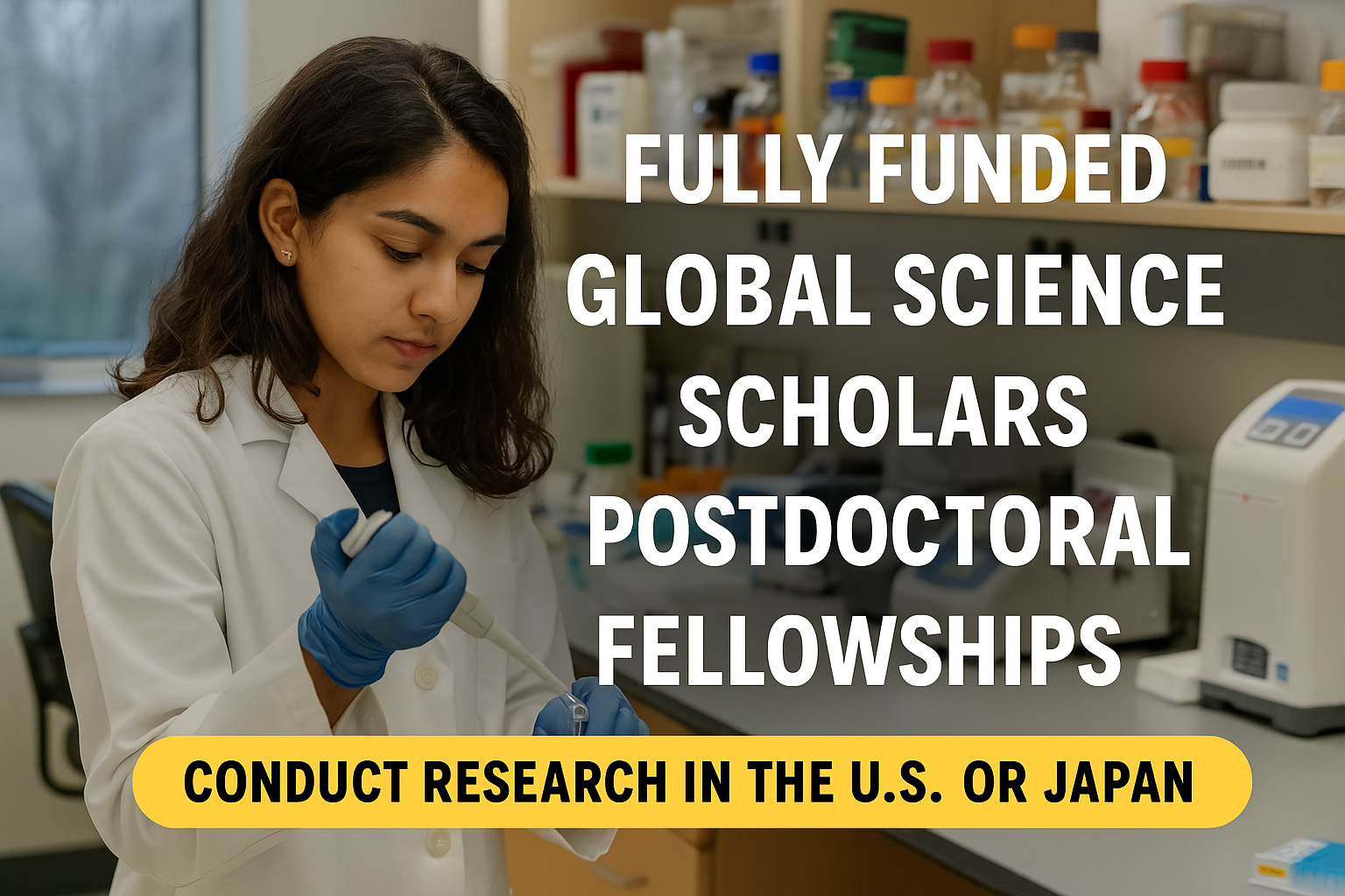 Global Science Scholars Postdoctoral Fellowships 2025 | Research in the U.S. or Japan