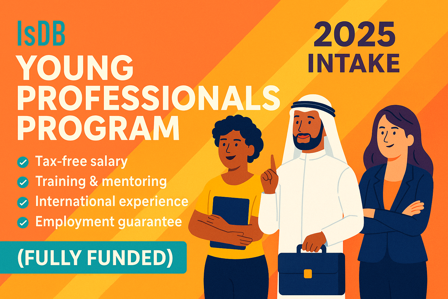 IsDB Young Professionals Program 2025 | Fully Funded Entry-Level Career