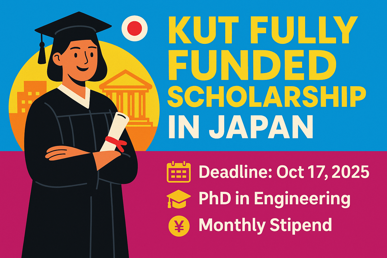 Fully Funded Scholarship in Japan 2026 | Kochi University of Technology ...