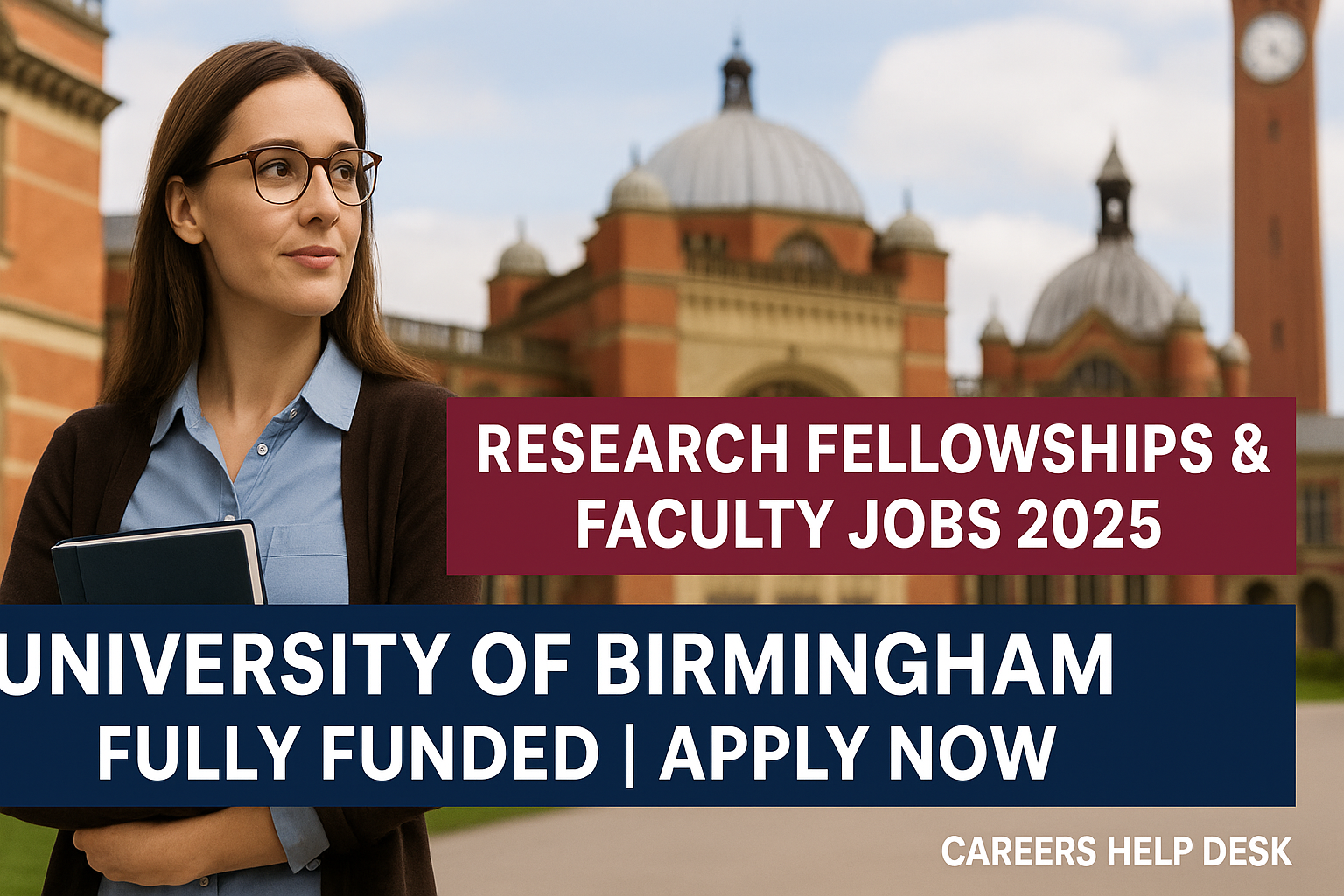 Research Fellowships in the UK 2025 | University of Birmingham Faculty Positions