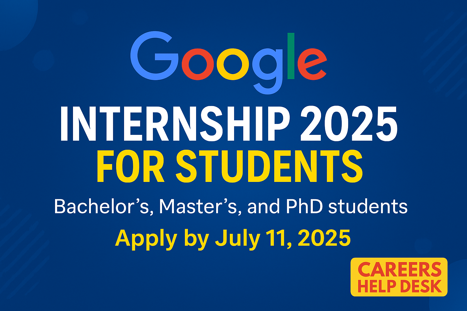 Google Internship for Students 2025 | Google Careers in the USA