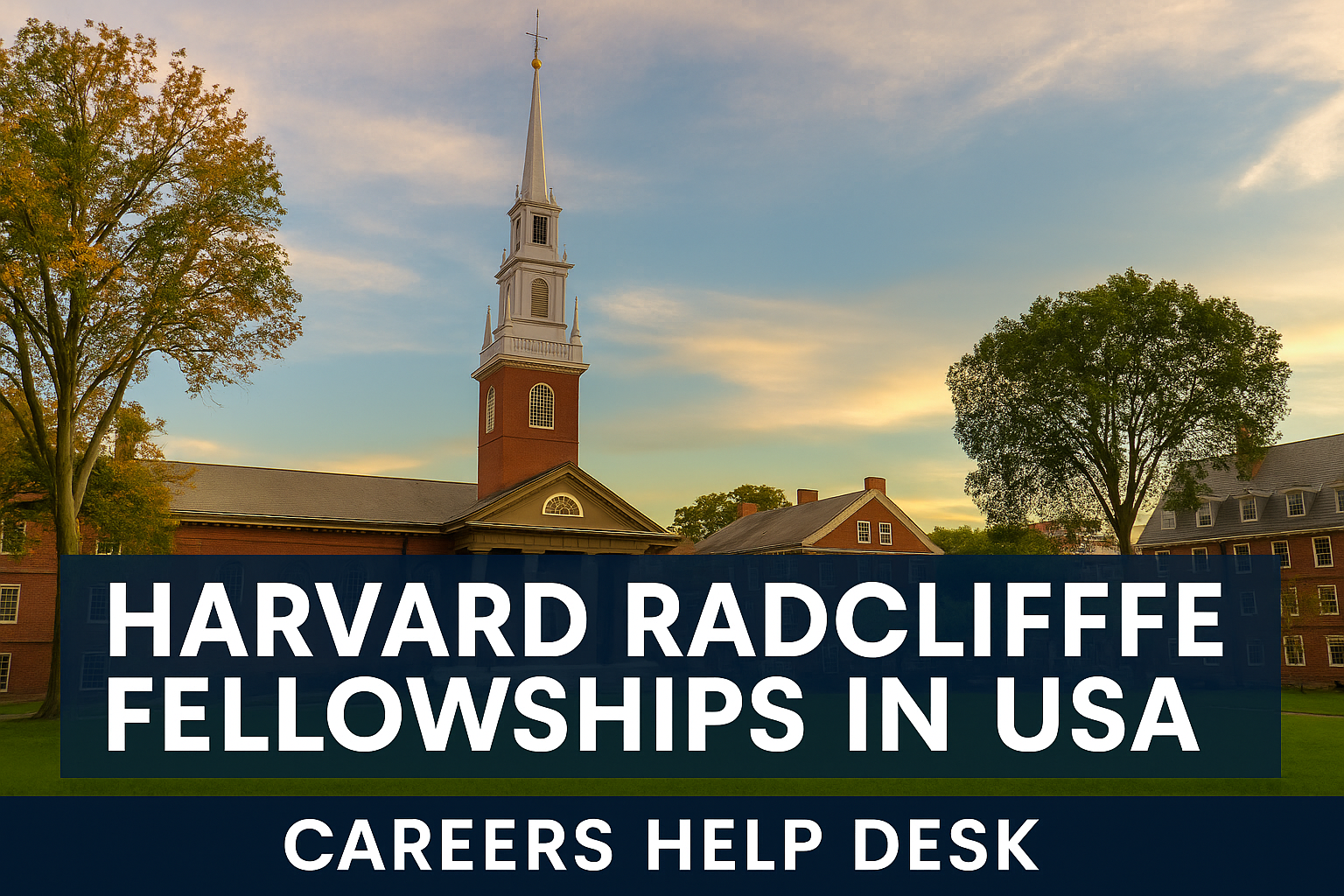 Harvard Radcliffe Fellowships in USA 2026 | Fully Funded Opportunity at ...
