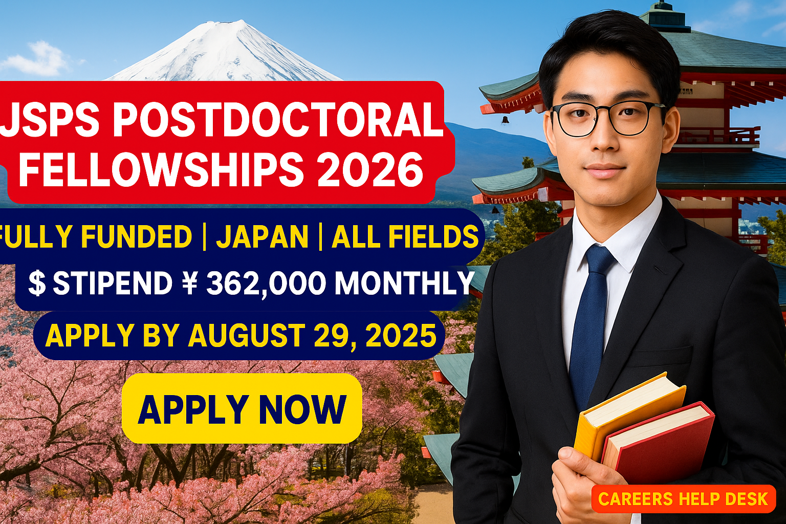 JSPS Postdoctoral Fellowships in Japan 2026 | Fully Funded Research Opportunities