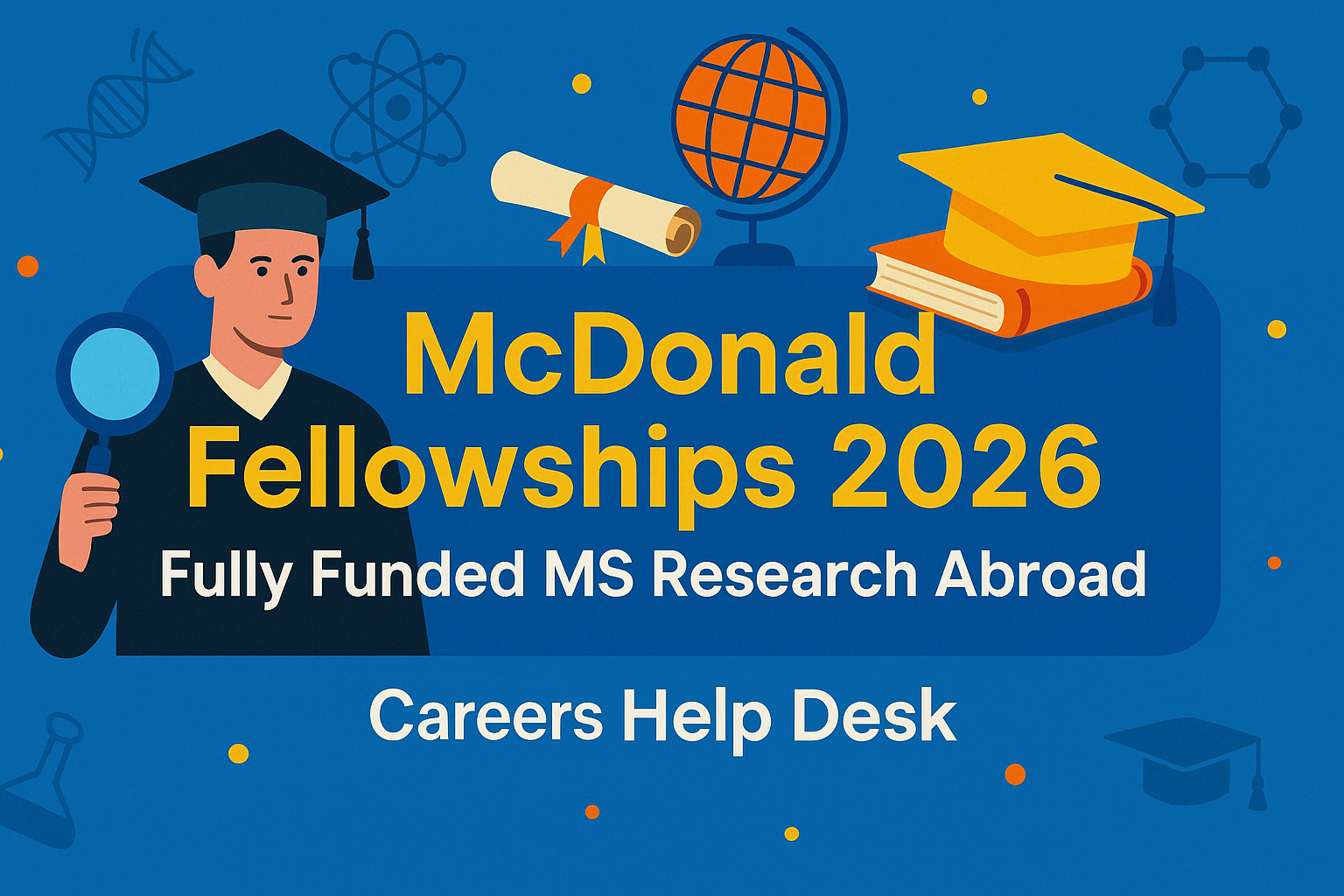 McDonald Fellowships 2026 | Fully Funded Research Fellowships Abroad