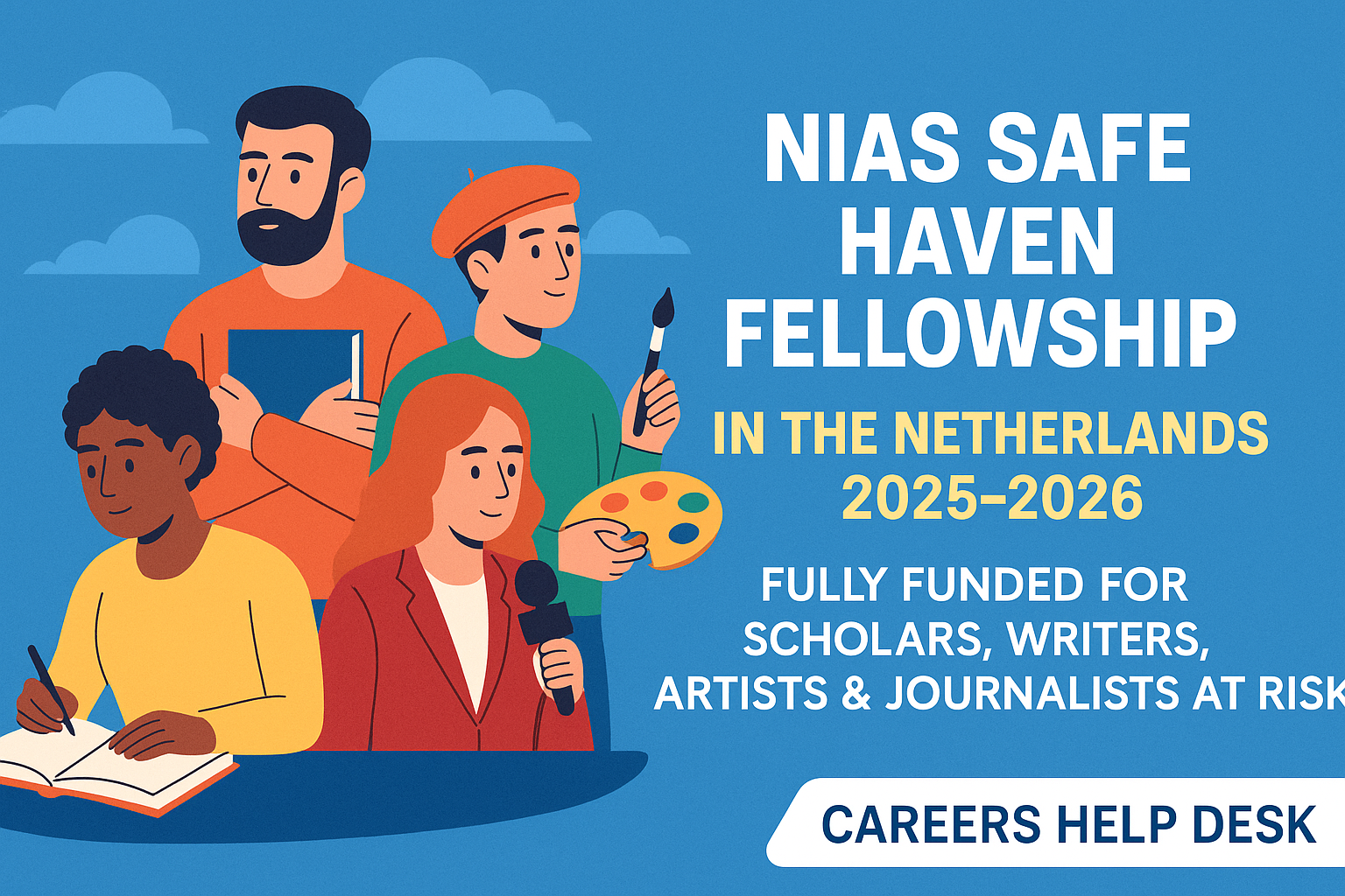 NIAS Safe Haven Fellowship in the Netherlands 2025–2026 | Fully Funded